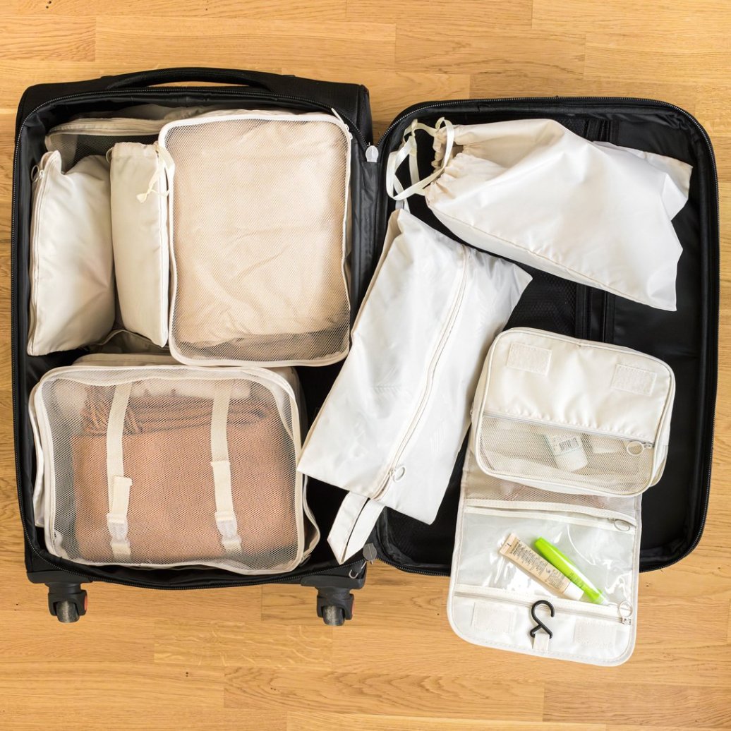 Reseförvaring 9 delar | Organisera din packning smidigt – VIAMAJA